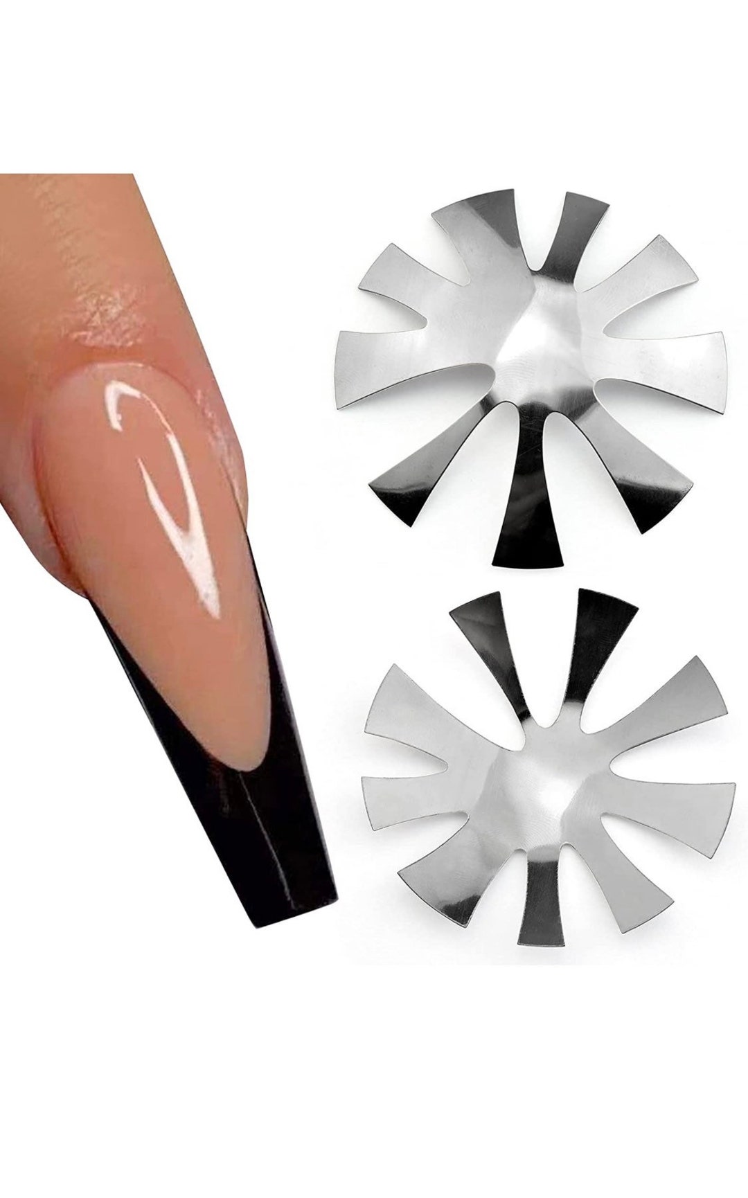 Almond Easy French Smile Line Nail Art Manicure Edge Trimmer - Etsy