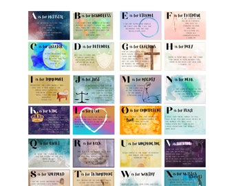 Character of God Cards - Etsy