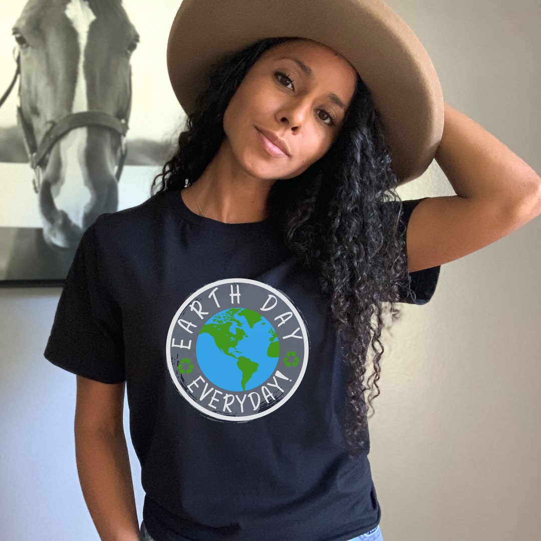 Earth Day Every Day T-shirt, Planet Earth Tee, Graphic Apparel Earth ...