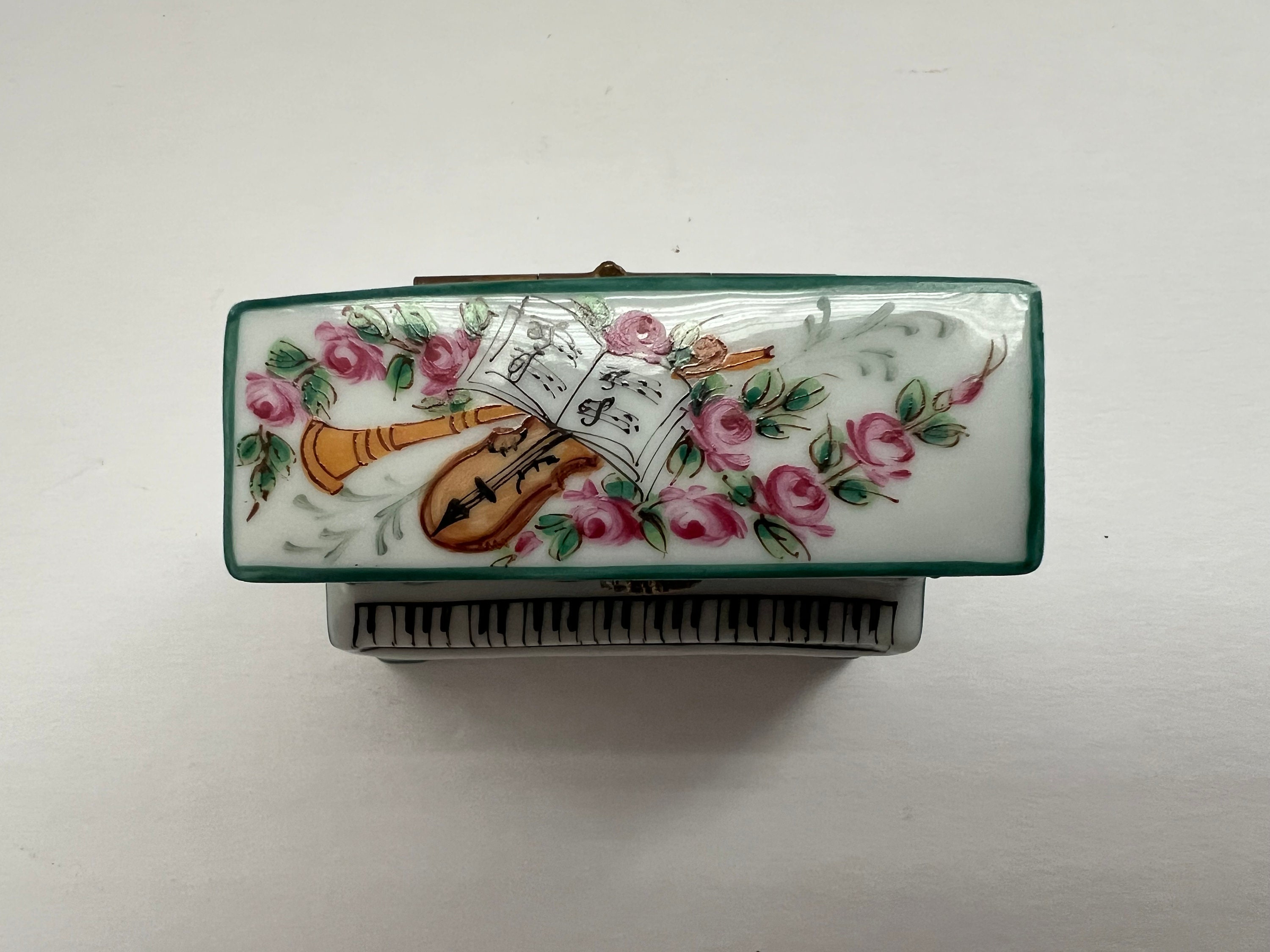 Vintage Limoges Upright Piano Box - Etsy