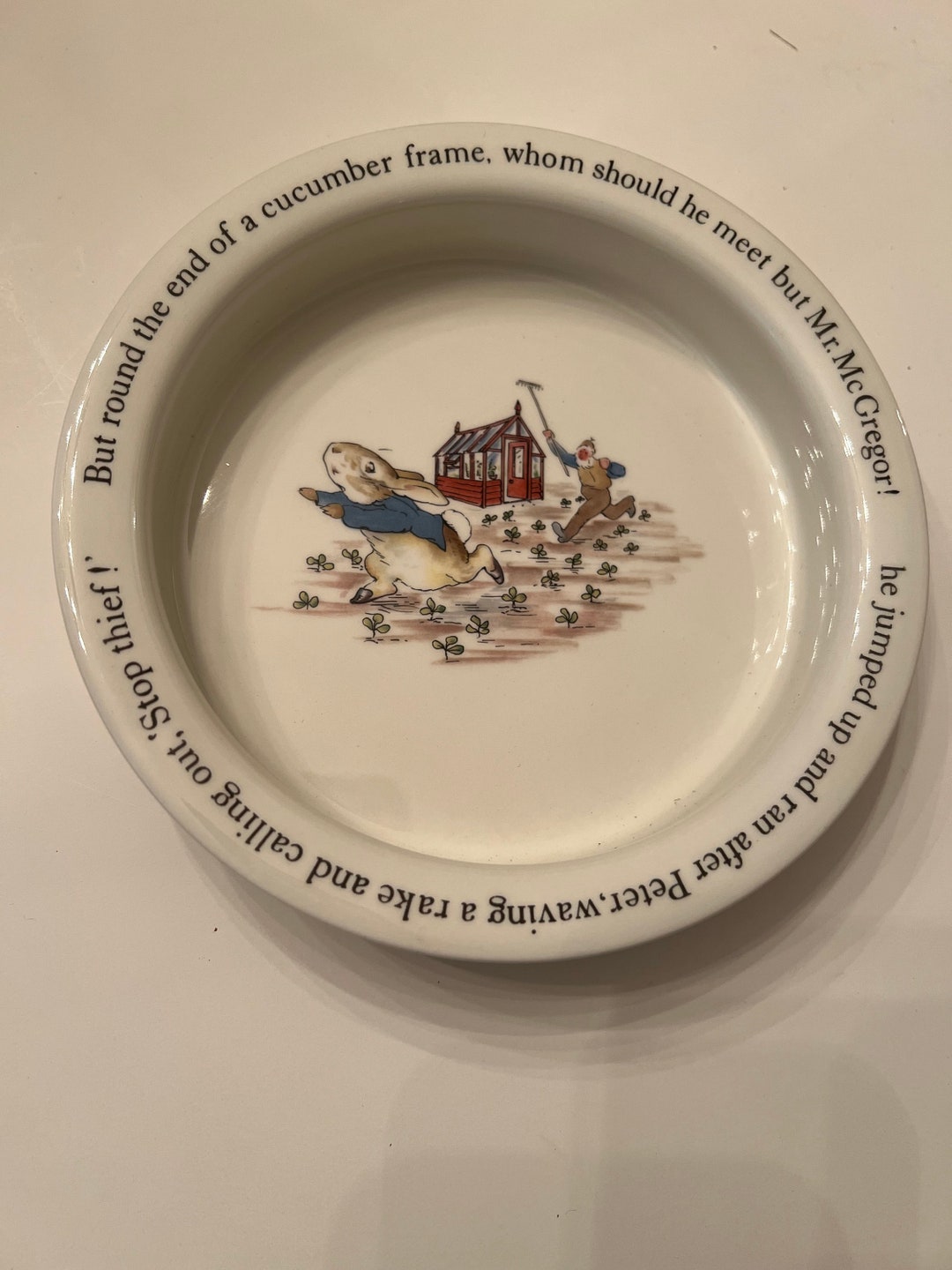 Wedgewood Beatrix Potter Peter Rabbit Cereal Bowl - Etsy