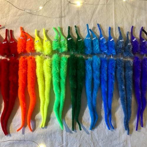 Worm on a String Stickers - Etsy