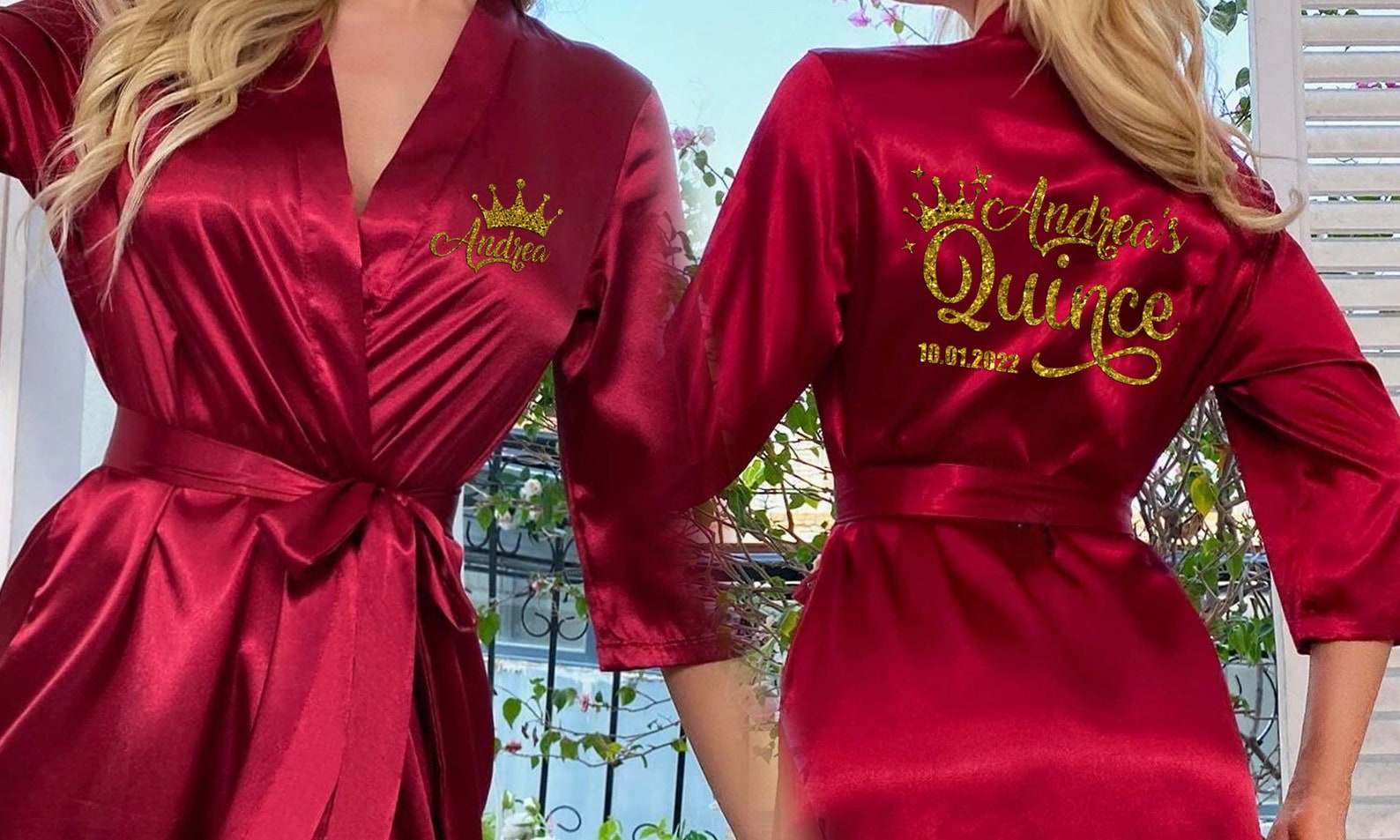 Robe Lilac, Quinceañera Robe, Quinceañera Gift, Free Personalization ...