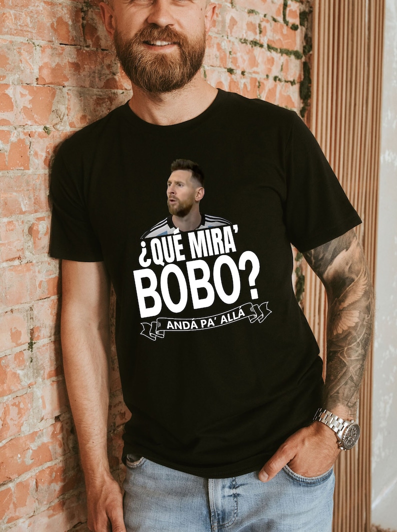 Que Miras Bobo Lionel Messi Argentina Shirt - Etsy