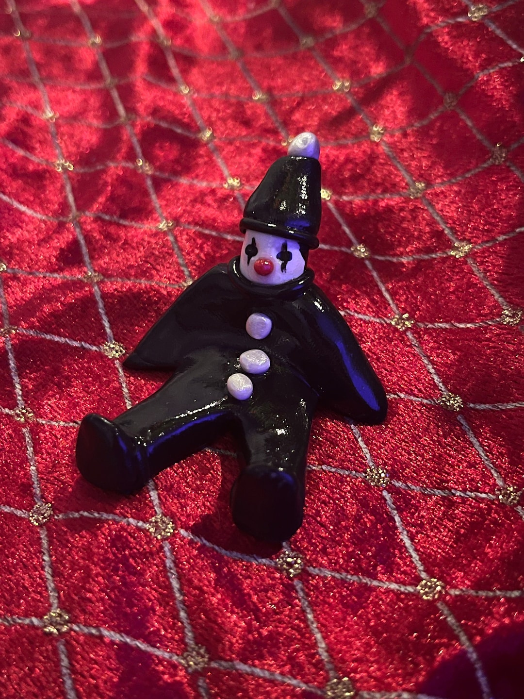 Mini Classic Clown Figurine - Etsy