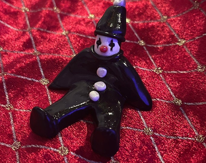Mini Classic Clown Figurine - Etsy