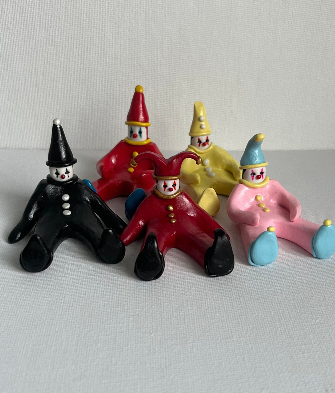 Mini Custom Clown Figurines - Etsy
