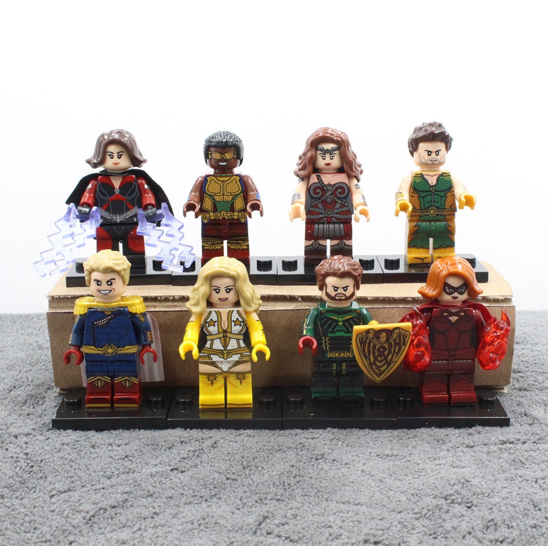 3D MOC Custom Made the Boys Figure Set Homelander Starlight Soldier Boy ...