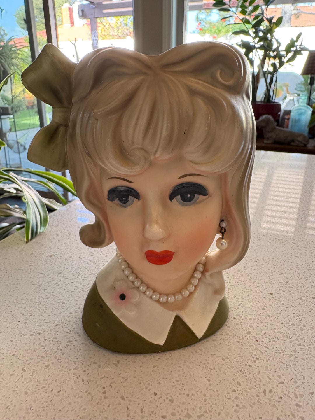 Vintage INARCO (E-5625) Lady Head Vase Figurine - Etsy