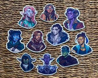 The Mighty Nein Critical Role Campaign Two 3.5 Inch Matte Vinyl ...