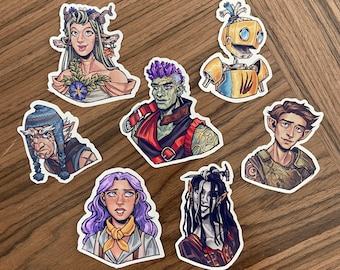 Critical Role Bells Hells Stickers - Etsy