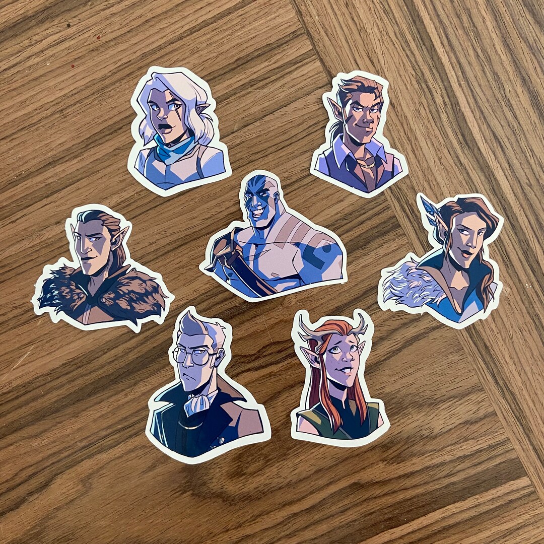 Critical Role Vox Machina Stickers - Etsy