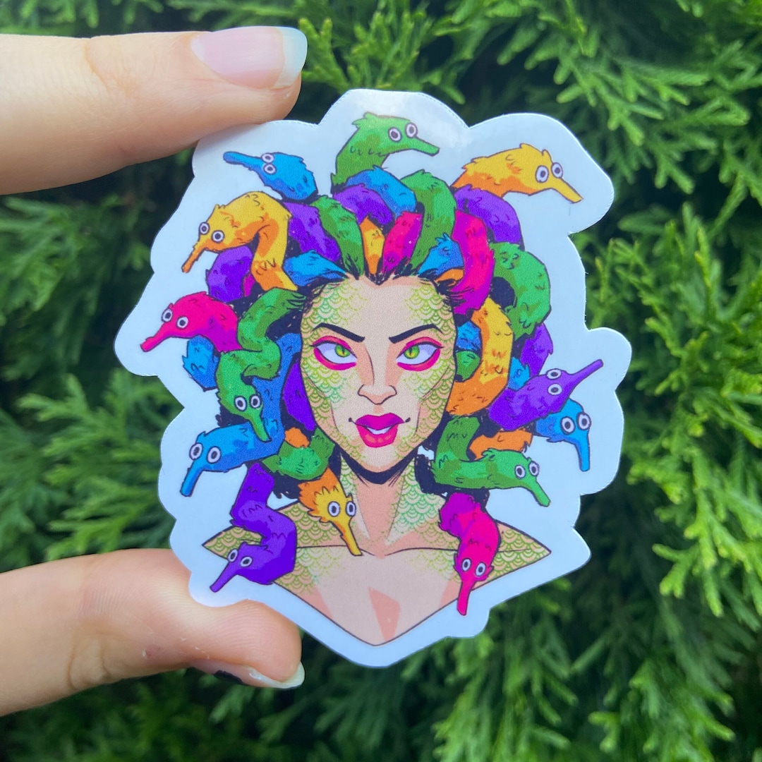 Worm on a String Medusa Stickers - Etsy