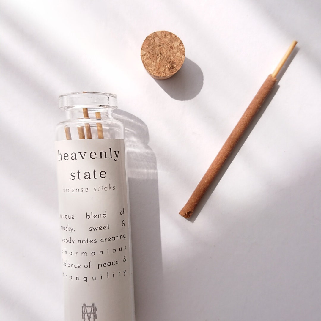 Sample Handmade Mini Incense Sticks Natural Essential Glass Vial Gift ...