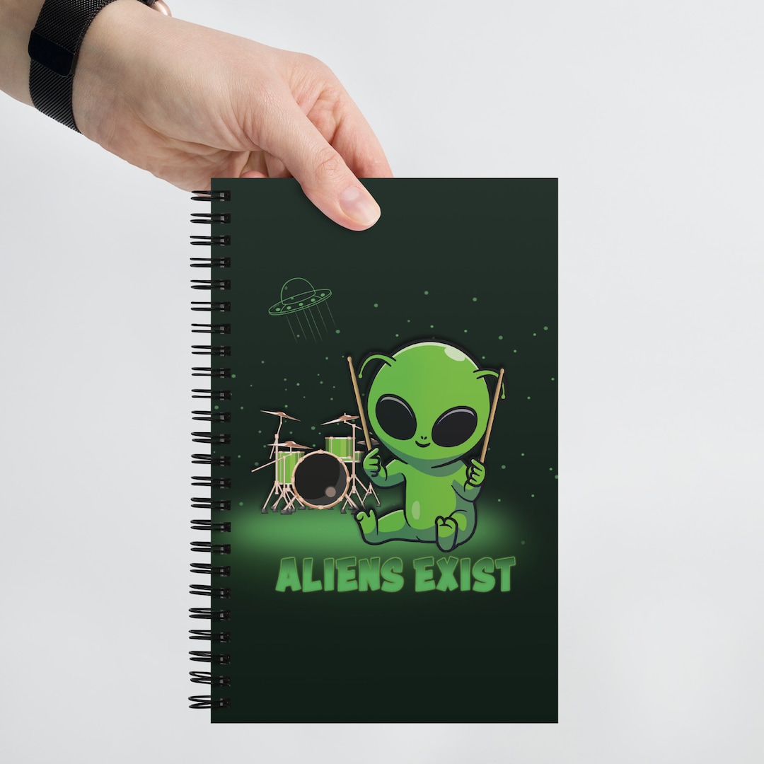 Blink 182 Alien Drummer Space Notebook - Blink 182, Notebook, Music ...