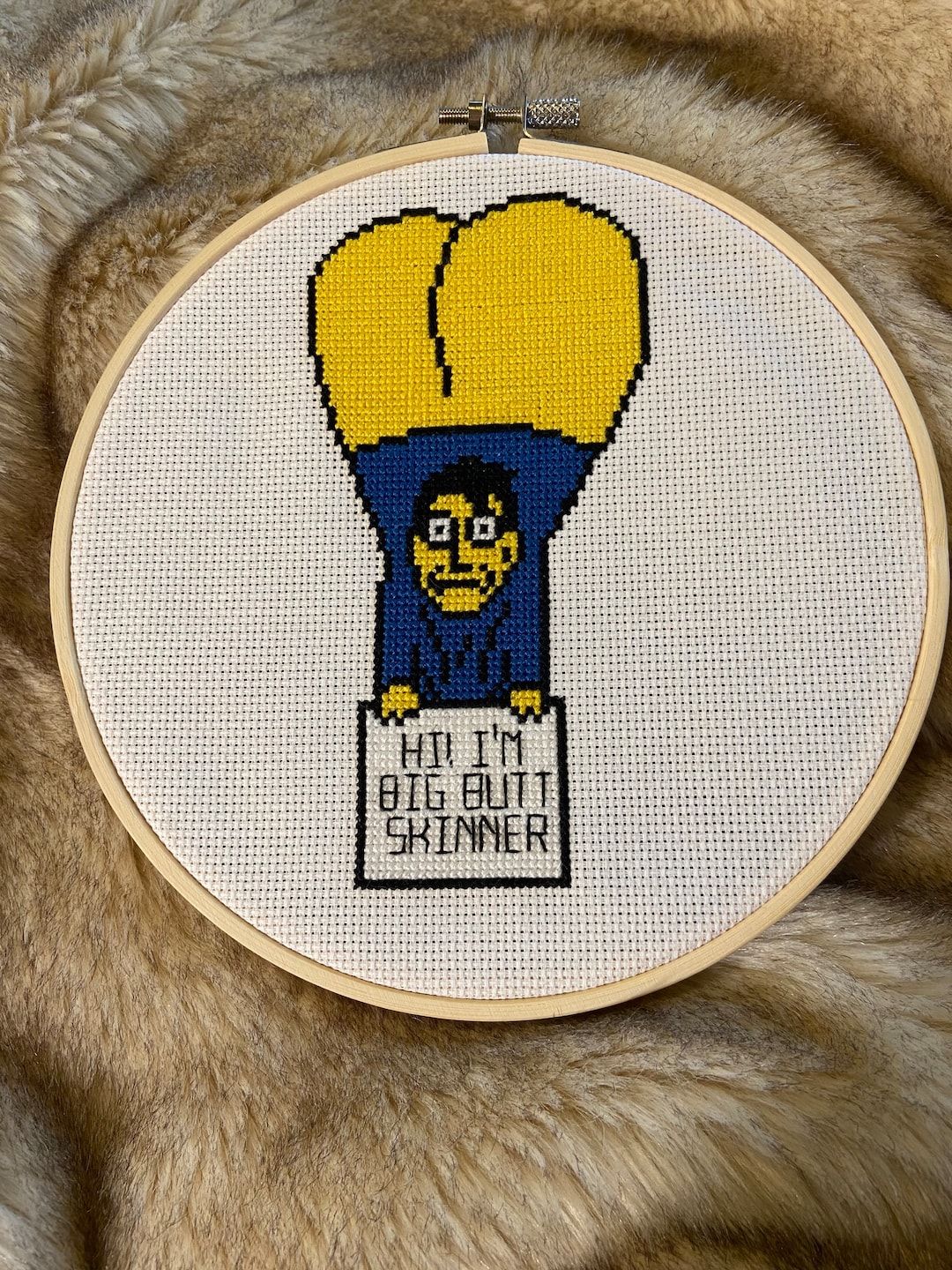 Skinner Weather Ballon - the Simpsons Cross Stitch - Etsy
