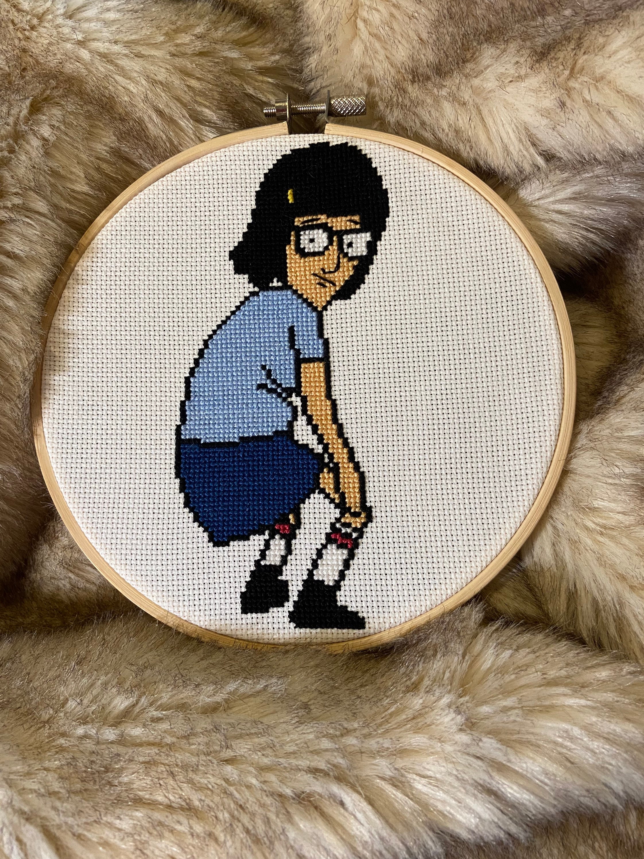 Twerking Tina Bobs Burgers Cross Stitch - Etsy UK