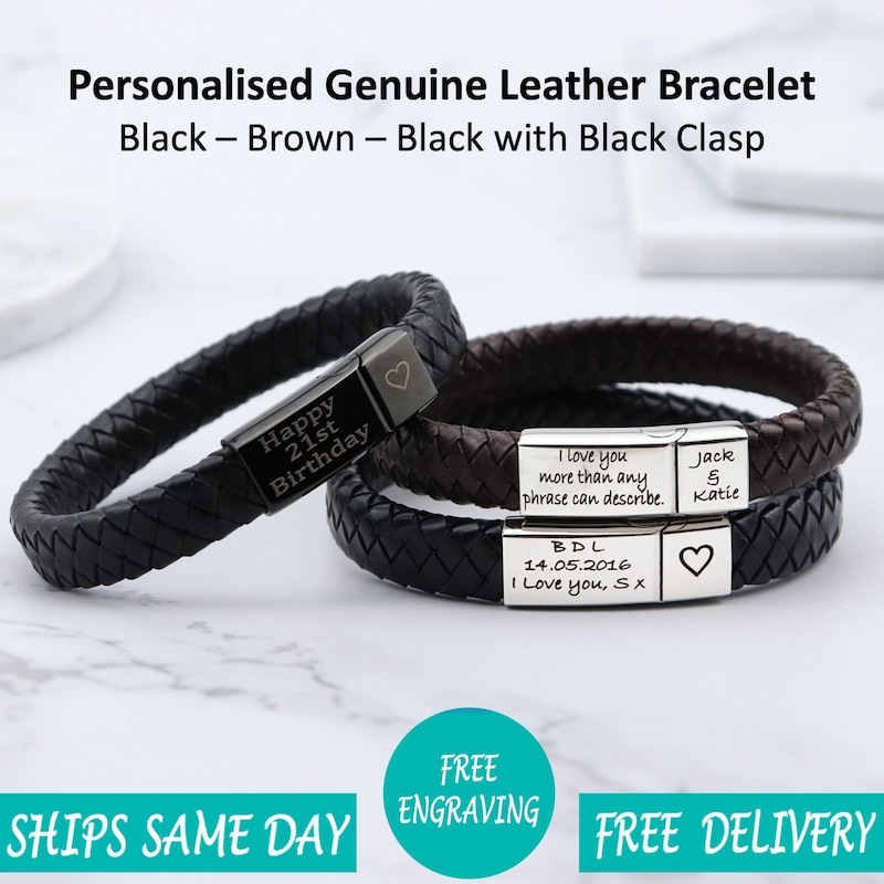 Engraved Leather - Etsy UK