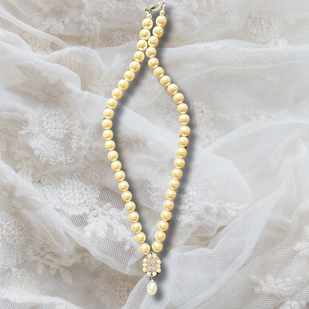 ANYA Necklace, Bridal Necklace, Wedding Jewelry, Choker Necklace ...