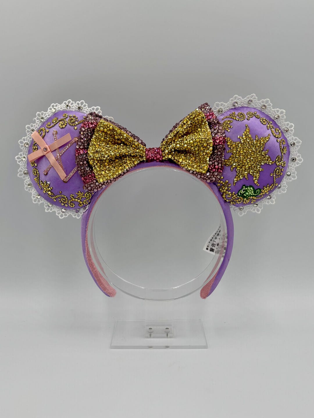 Rhinestone Rapunzel Mouse Ears | Bedazzled Tangled Mouse Ears | Bling ...