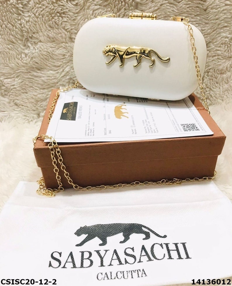 Sabyasachi Inspired Clutches,metal Box Clutch Fully Covered With Suede ...