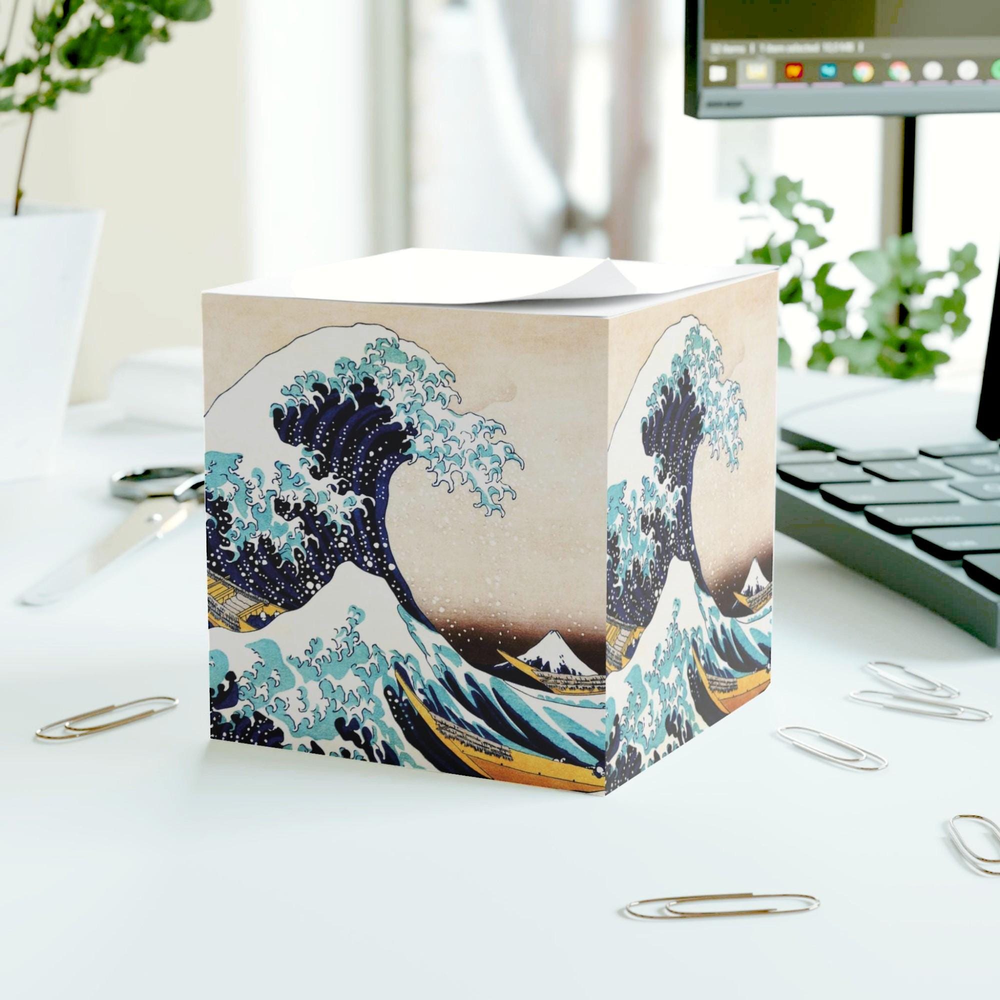 Katsushika Hokusai-great Wave Note Cube - 700 Sheet Fine Art Sticky ...