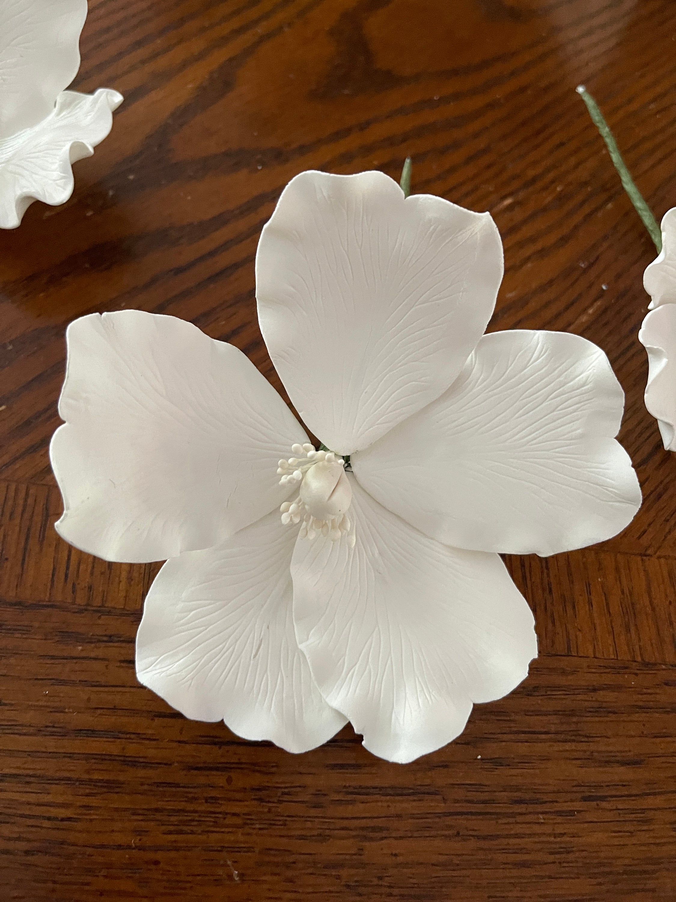 3 Flowers Set / Gum Paste - Etsy