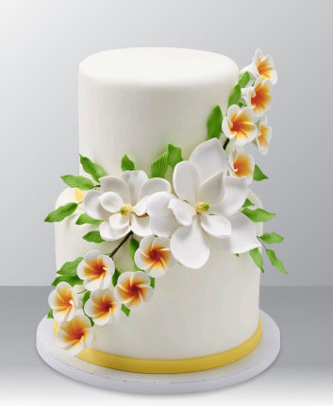 Plumeria and Magnolia Gum Paste - Etsy