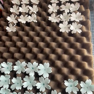 Blue Forget-me-nots Edible Flowers, Gum Paste (15 Flowers) - Etsy