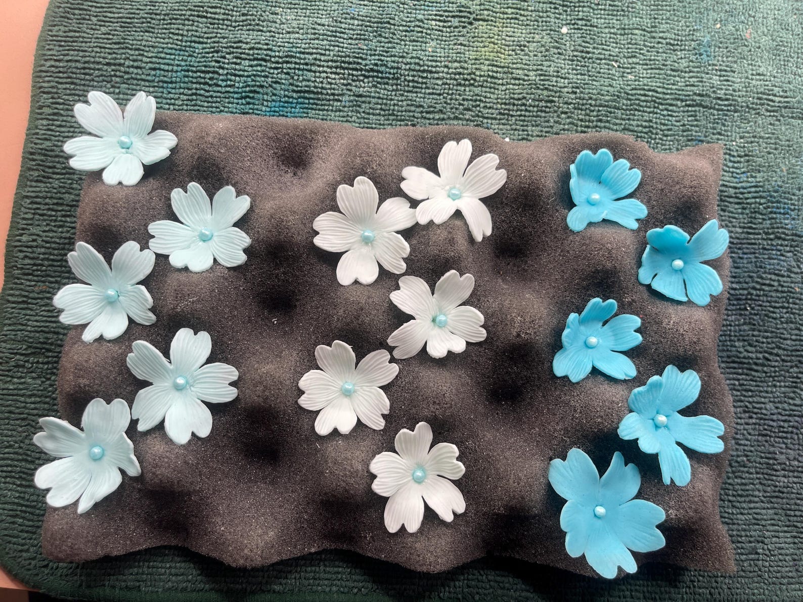 Blue Forget-me-nots Edible Flowers, Gum Paste (15 Flowers) - Etsy