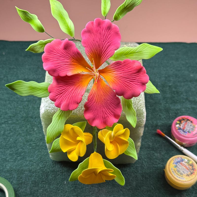 Gum Paste Flowers - Etsy