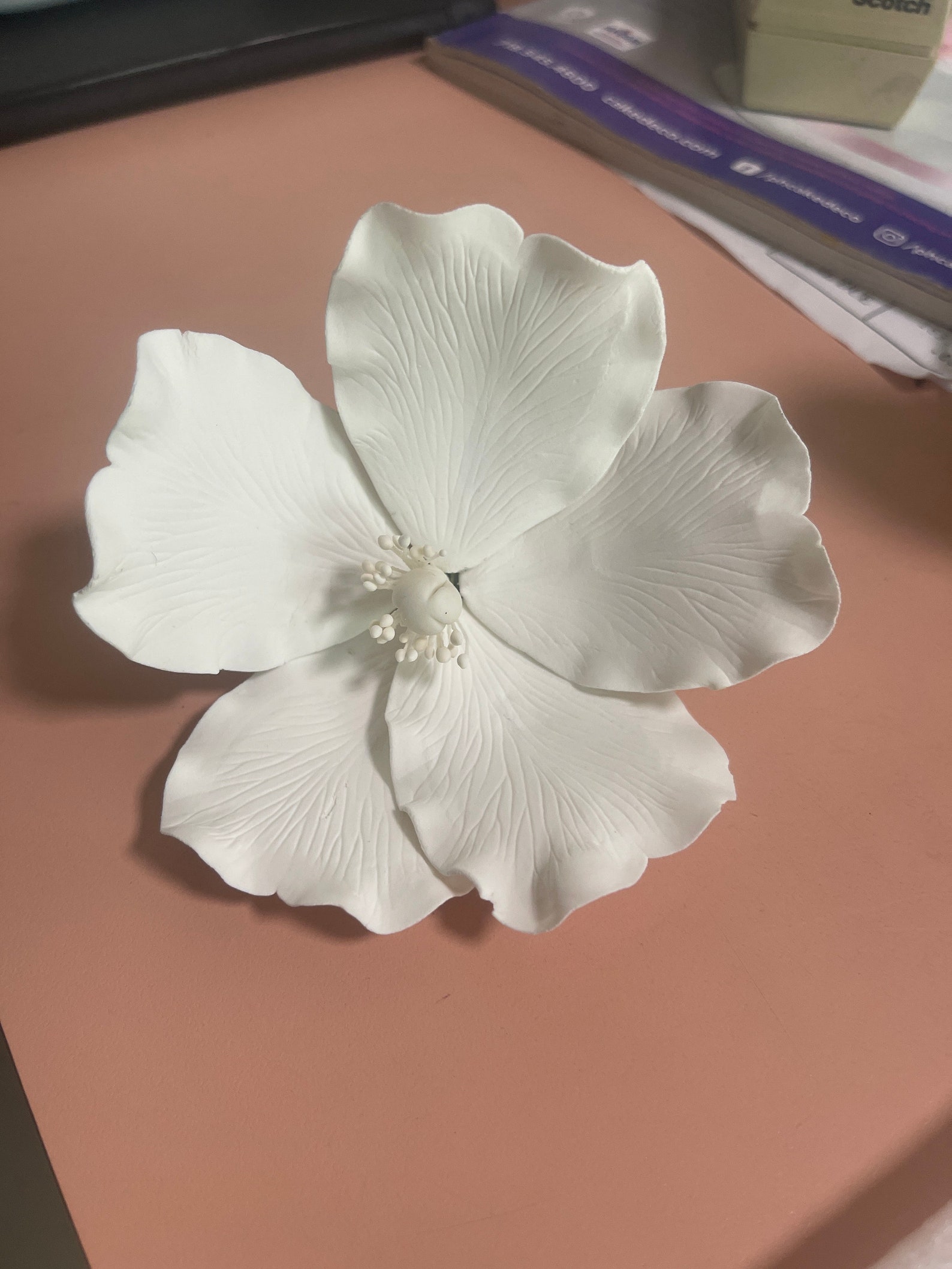 3 Flowers Set / Gum Paste - Etsy