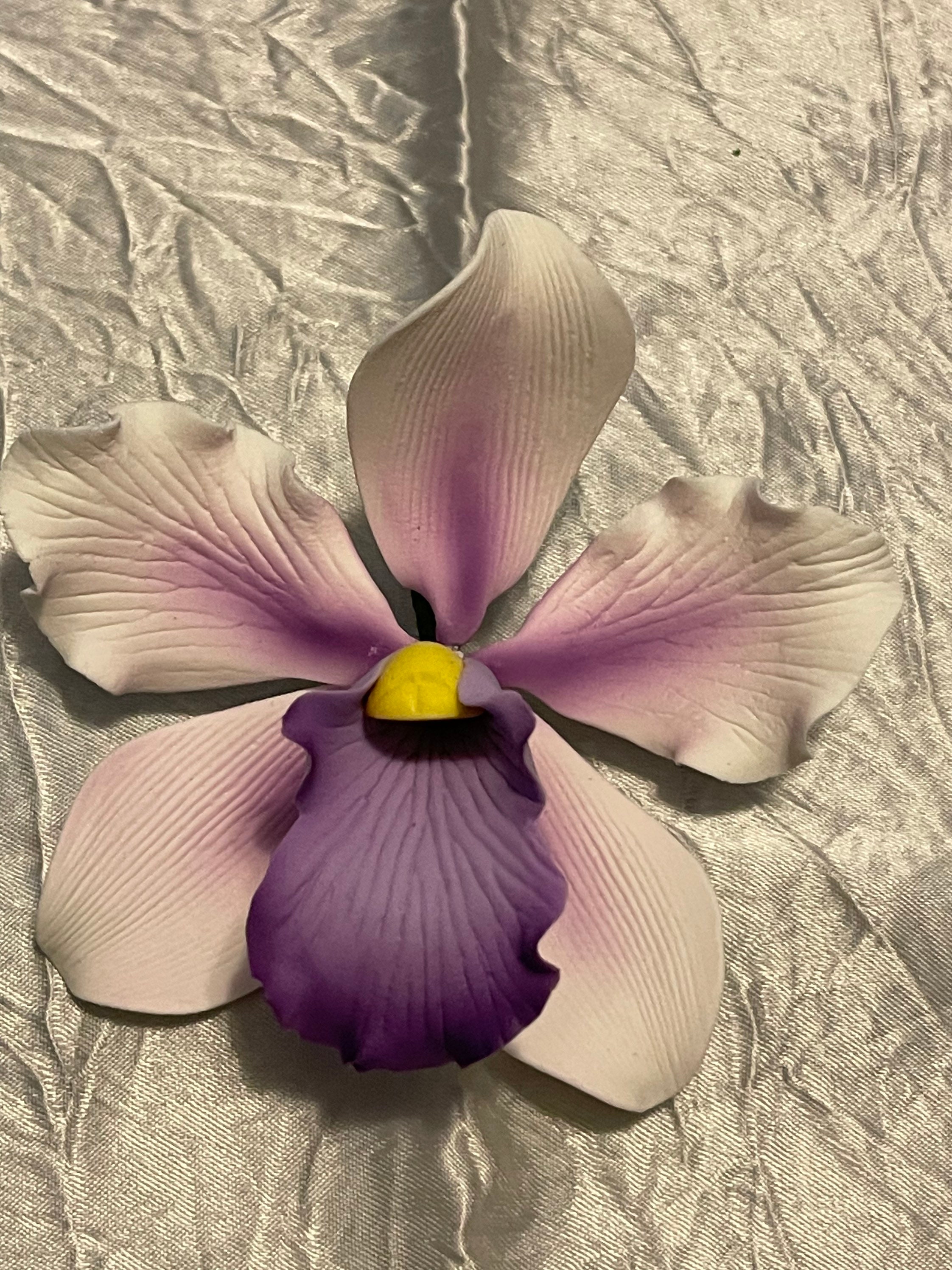 Tropical Orchid Gum Paste Flowers for Weddings and Birthdays Cake ...