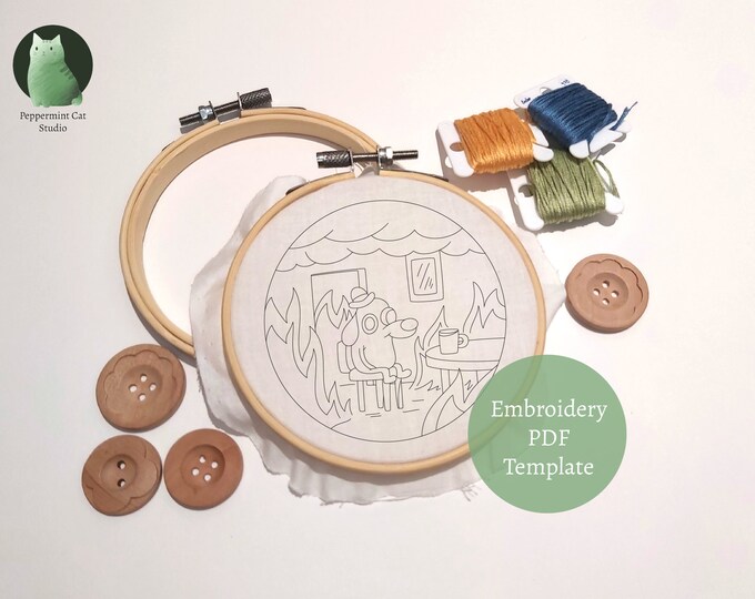 Homer in the Bushes Hand Embroidery Pattern || Homer Simpson Embroidery ...