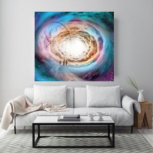 Passing Through Time - Abstract Art,original Painting, Spiritual Art ...