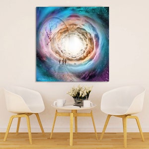 Passing Through Time - Abstract Art,original Painting, Spiritual Art ...