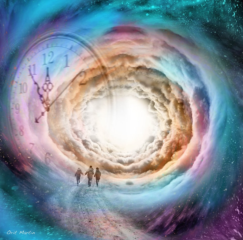 Passing Through Time - Abstract Art,original Painting, Spiritual Art ...