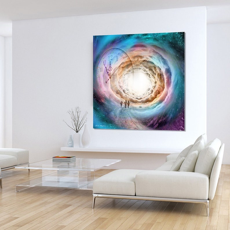 Passing Through Time - Abstract Art,original Painting, Spiritual Art ...