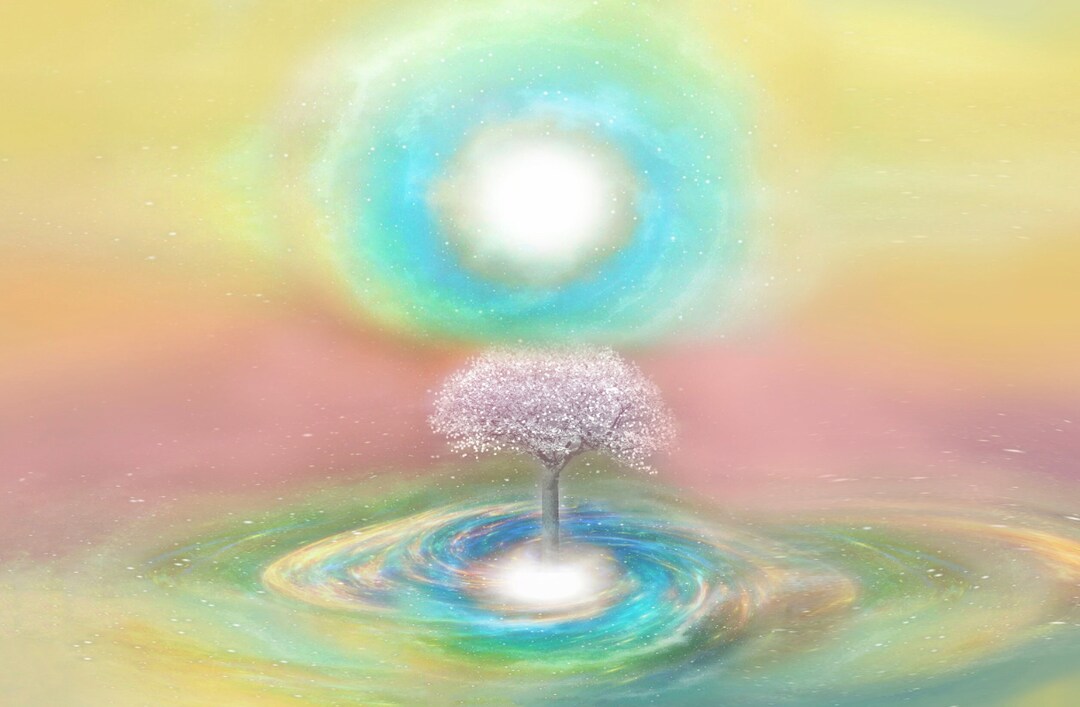 The Space of the Spirit, Uniqe Abstract Composition of Tree , Large ...