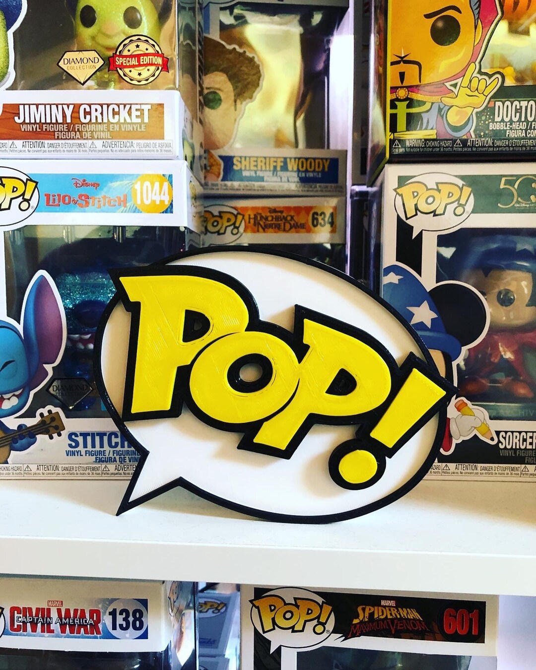 Funko Pop Logo 3D Print, Funko Pop, Funko Logo Multicolor, Pop ...