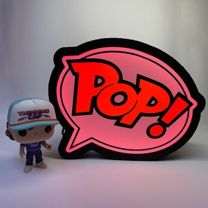 Funko Pop Logo 3D Print Light, Funko Pop Led, Funko Logo Multicolor ...