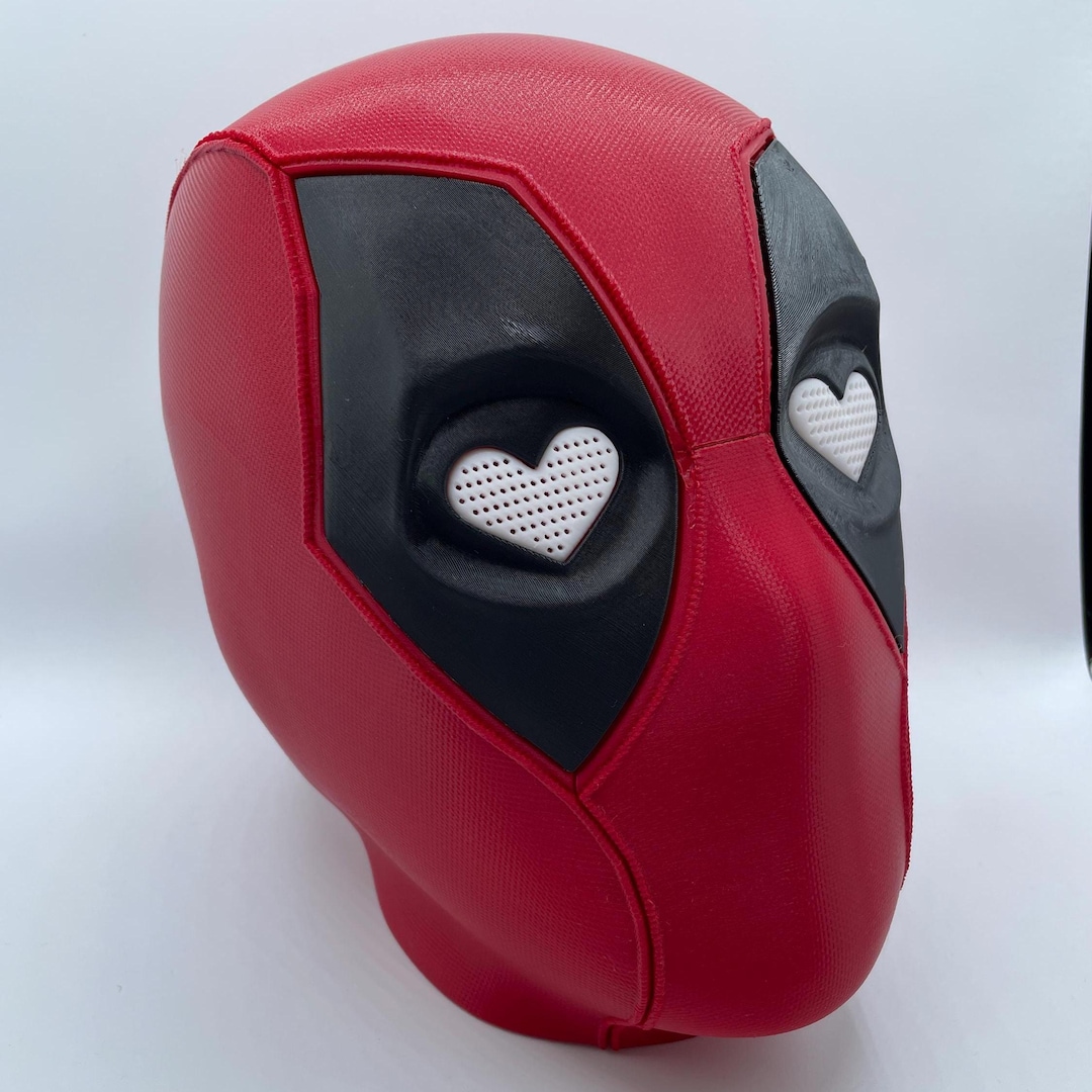 Deadpool 3D Printed Mask Realistic Colors, Customizable Facial ...