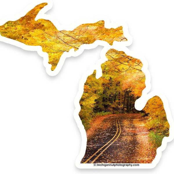 Michigan Sticker - Etsy