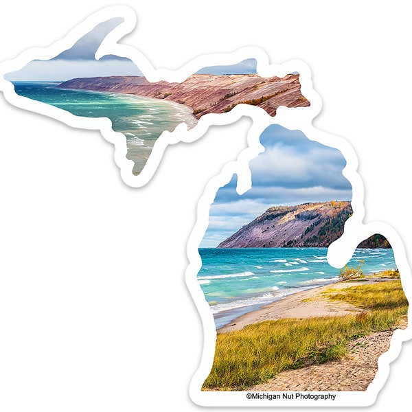 Michigan Sticker - Etsy