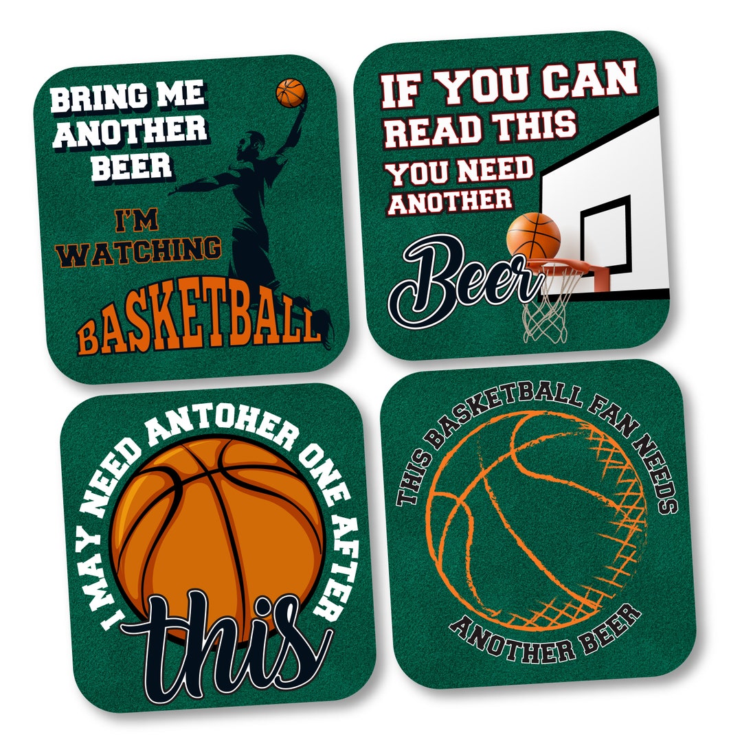 Basketball Coasters, Custom Wood Coasters - Etsy