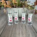 Personalized Santa Shot Glasses, Christmas Holiday Party Favors - Etsy