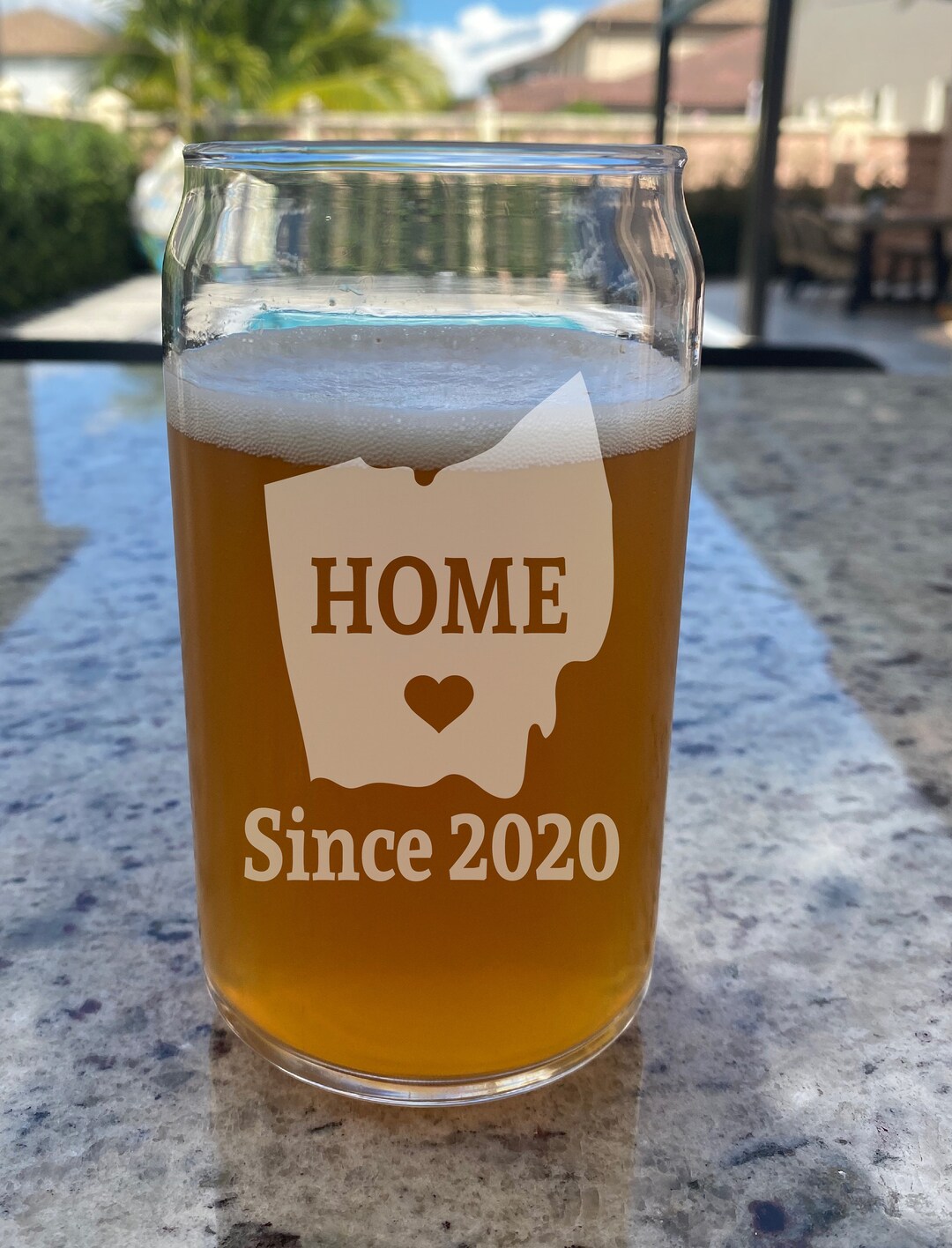 Ohio State Beer Can Glass: Personalized Engraved Gift - Etsy