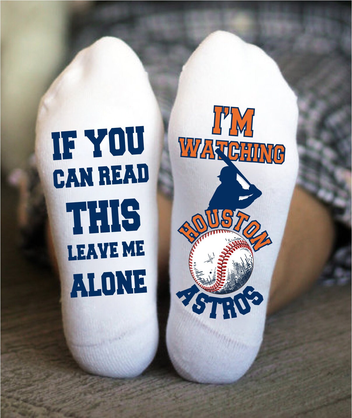 Astros Socks for Men - Etsy