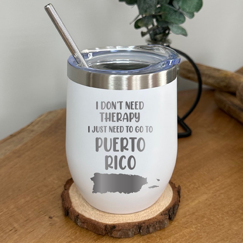 Puerto Rico Stainless Cup - Etsy
