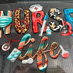 Nurse Car Decal – Nurse Mom Sticker for Car Window, Bumper, Tumbler ...